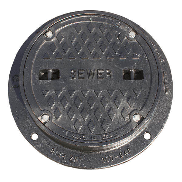 380-24®P Watertight Manhole Ring and Cover Water - Bass & Hays Foundry ...